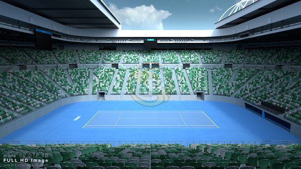 modelo 3d Australian Open Rod Laver Arena (MAYA) - TurboSquid 1225315