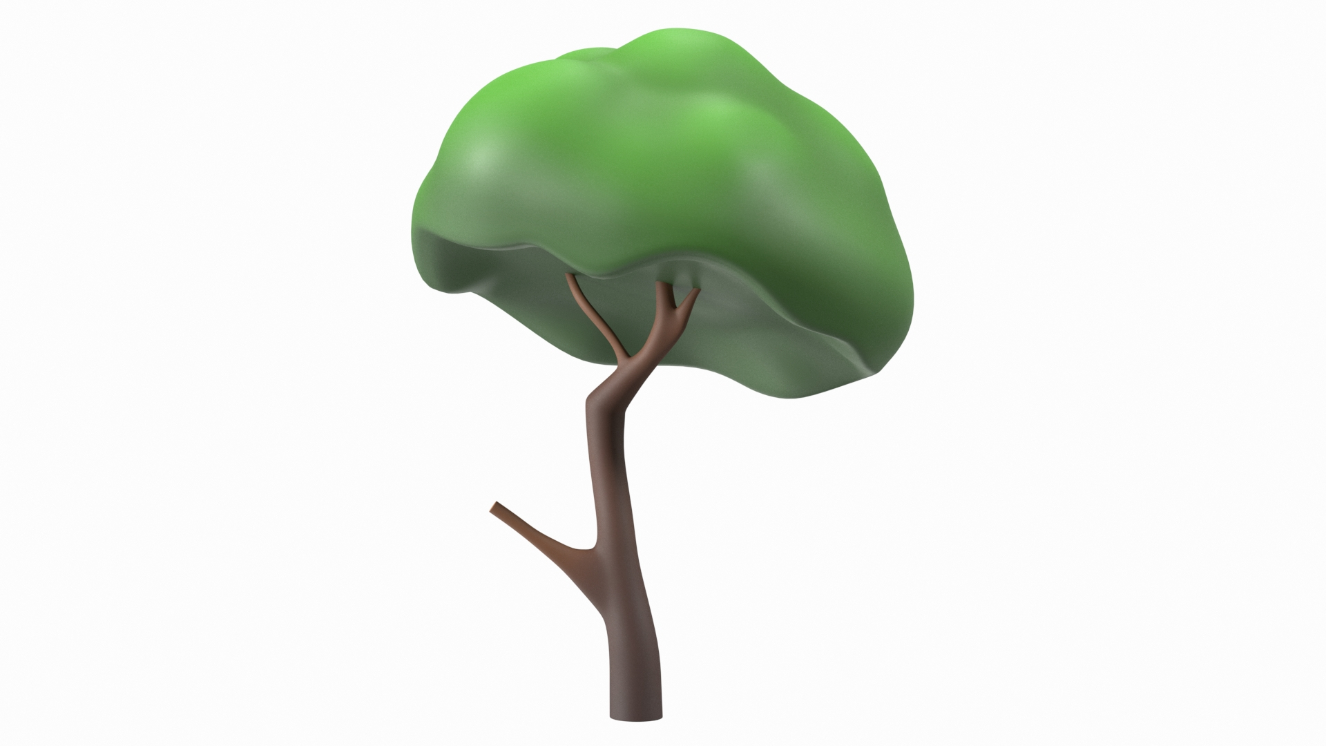Small Cartoon Tree Crooked Simple Coloring 3D Model - TurboSquid 2169079