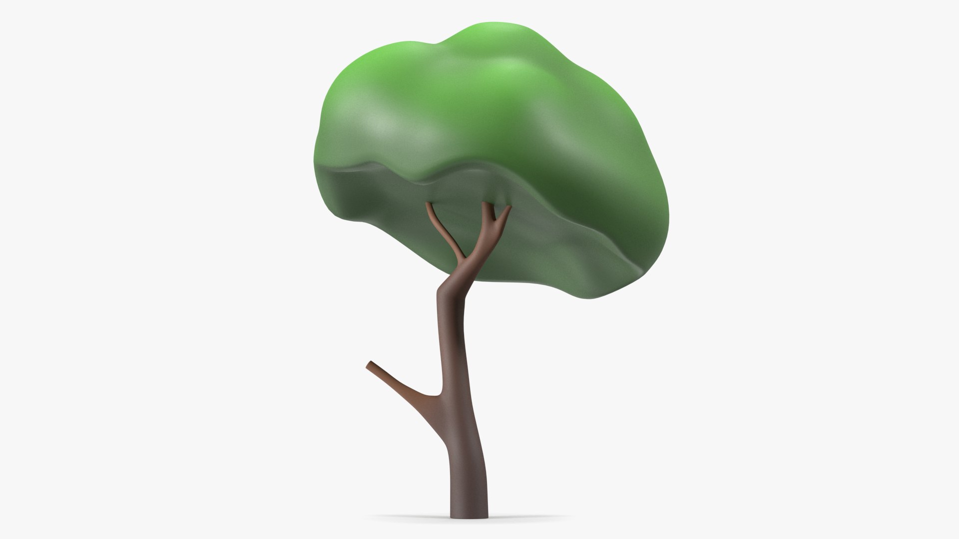 Small Cartoon Tree Crooked Simple Coloring 3D model - TurboSquid 2169079