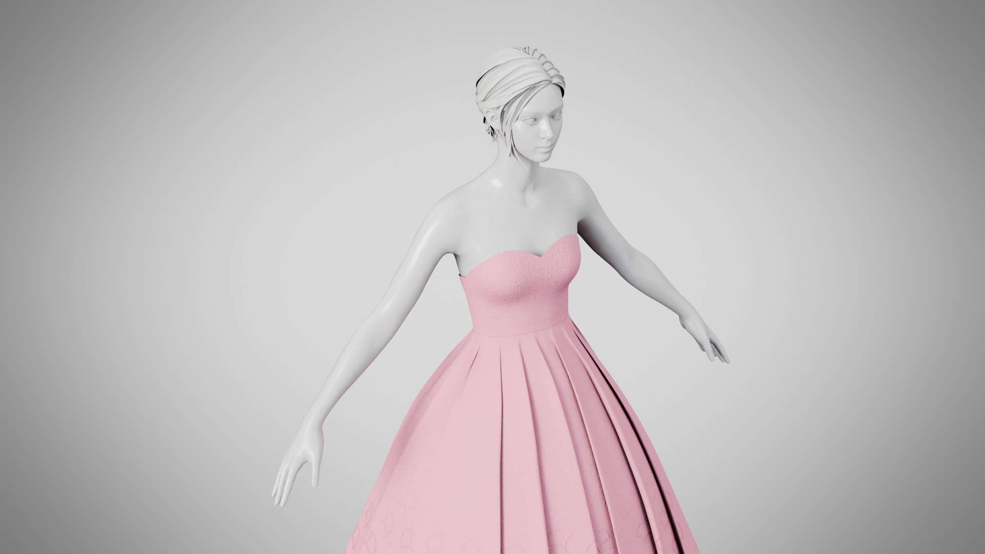 3D Model Dress 48 Carissma - TurboSquid 2526085