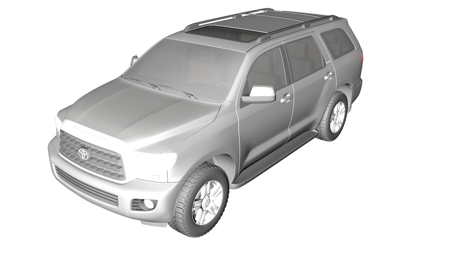 3d Toyota Sequoia