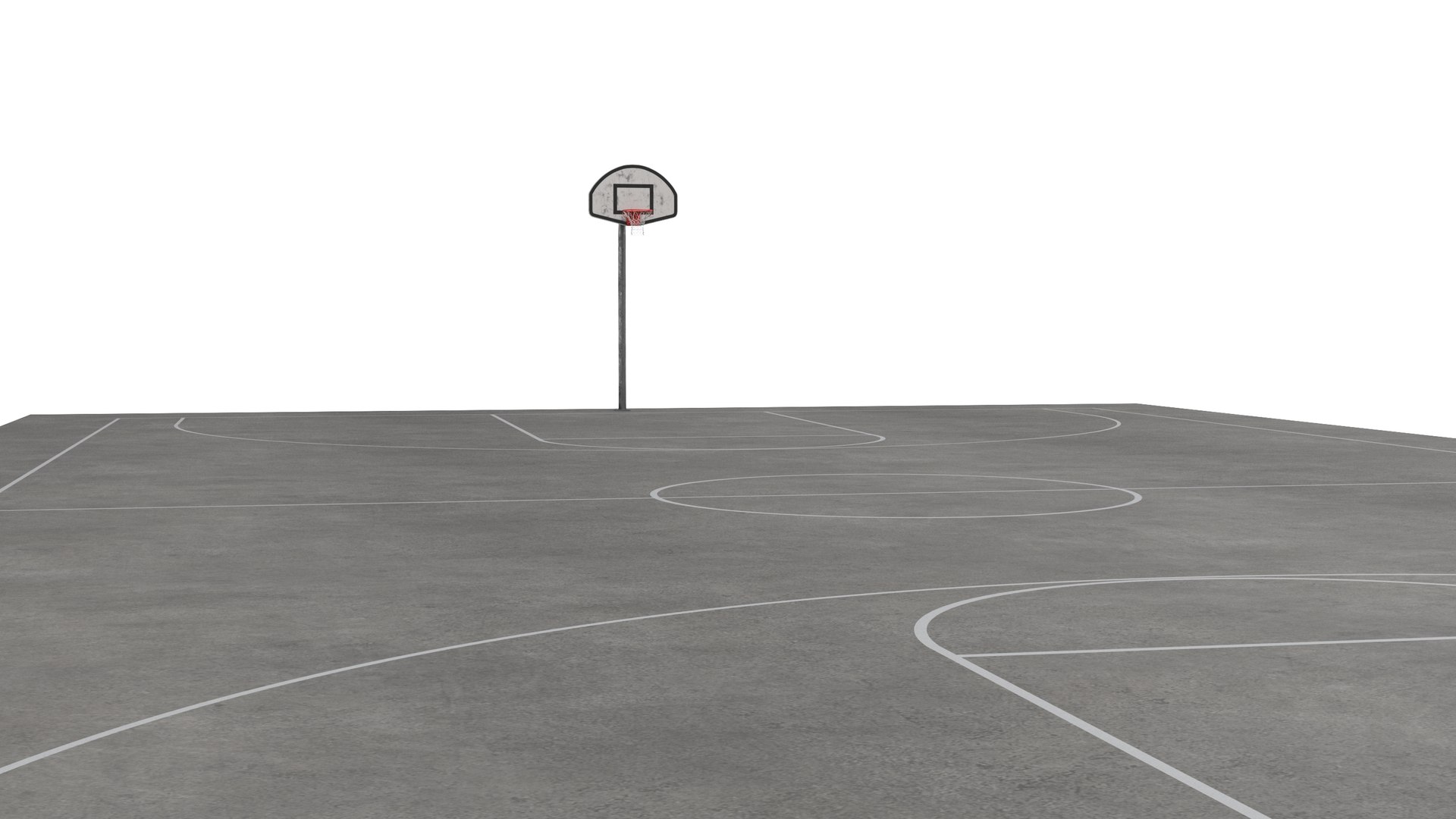 Basketball Court 3D Model - TurboSquid 2319831