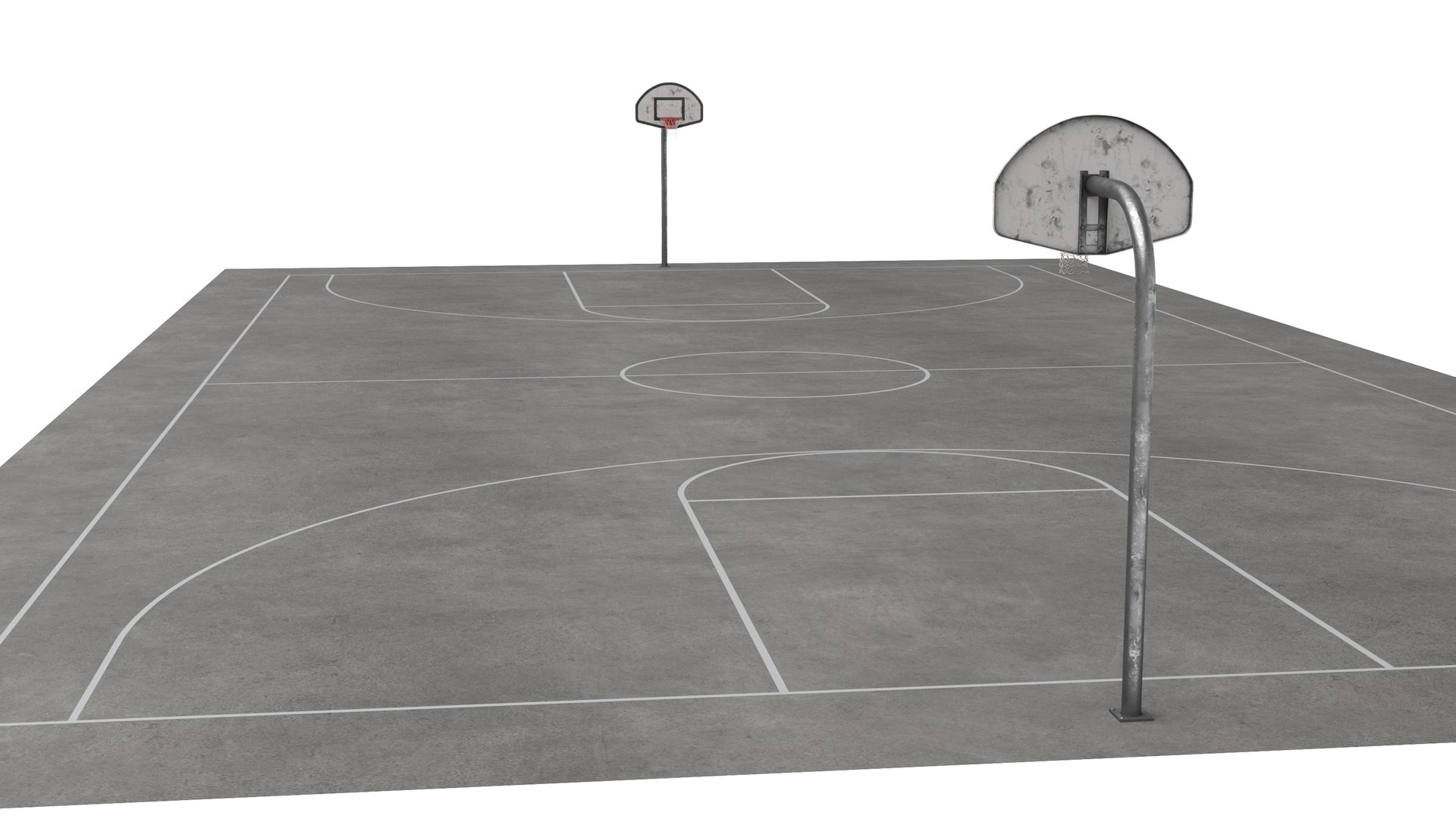 Basketball Court 3D Model - TurboSquid 2319831