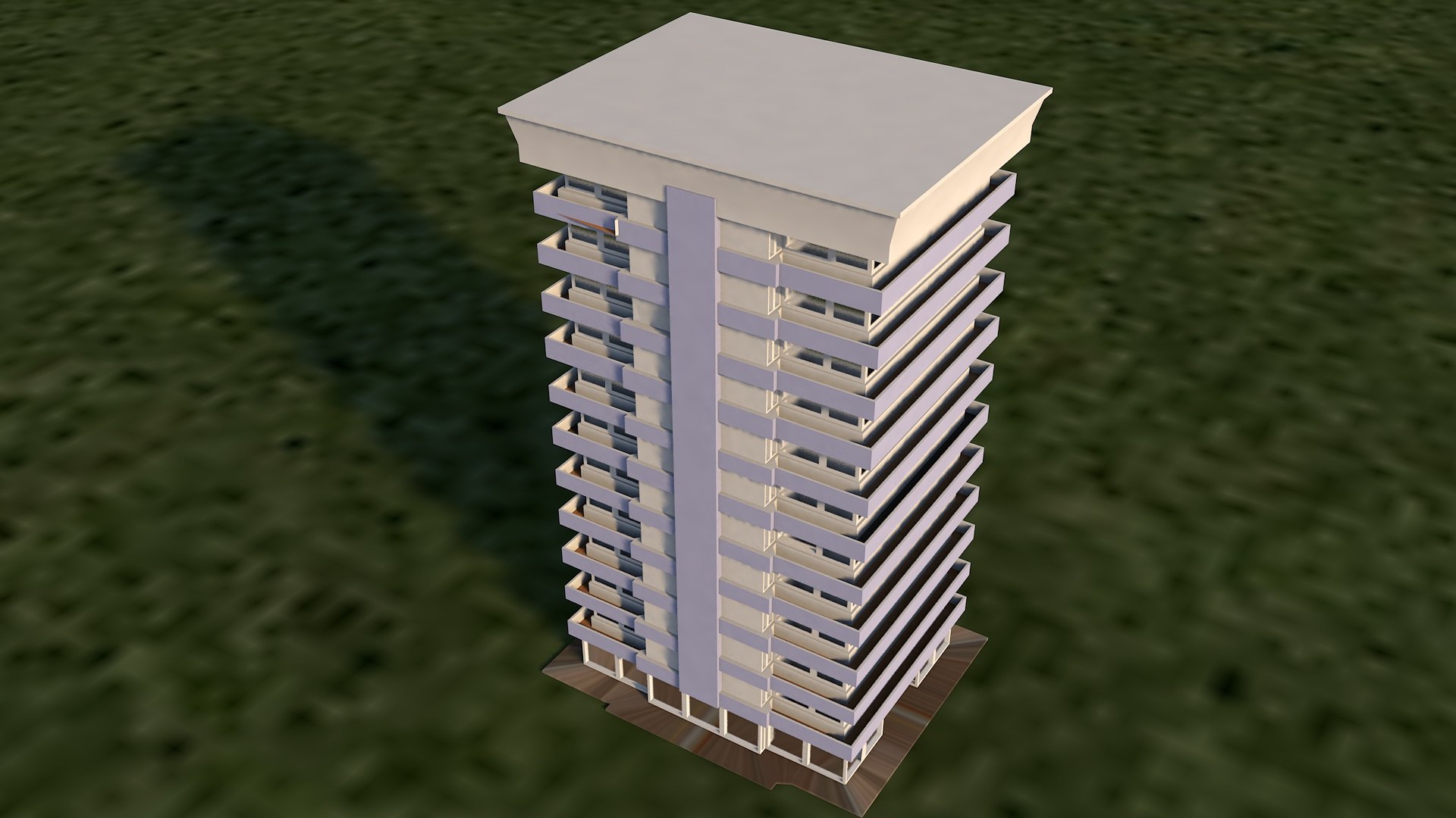 Game And VR Ready Residential Storey Apartment Building 3D Model ...