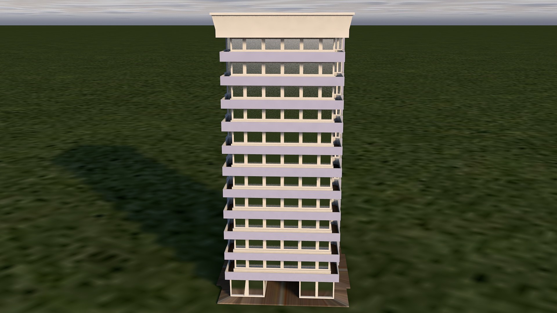 Game And VR Ready Residential Storey Apartment Building 3D Model ...