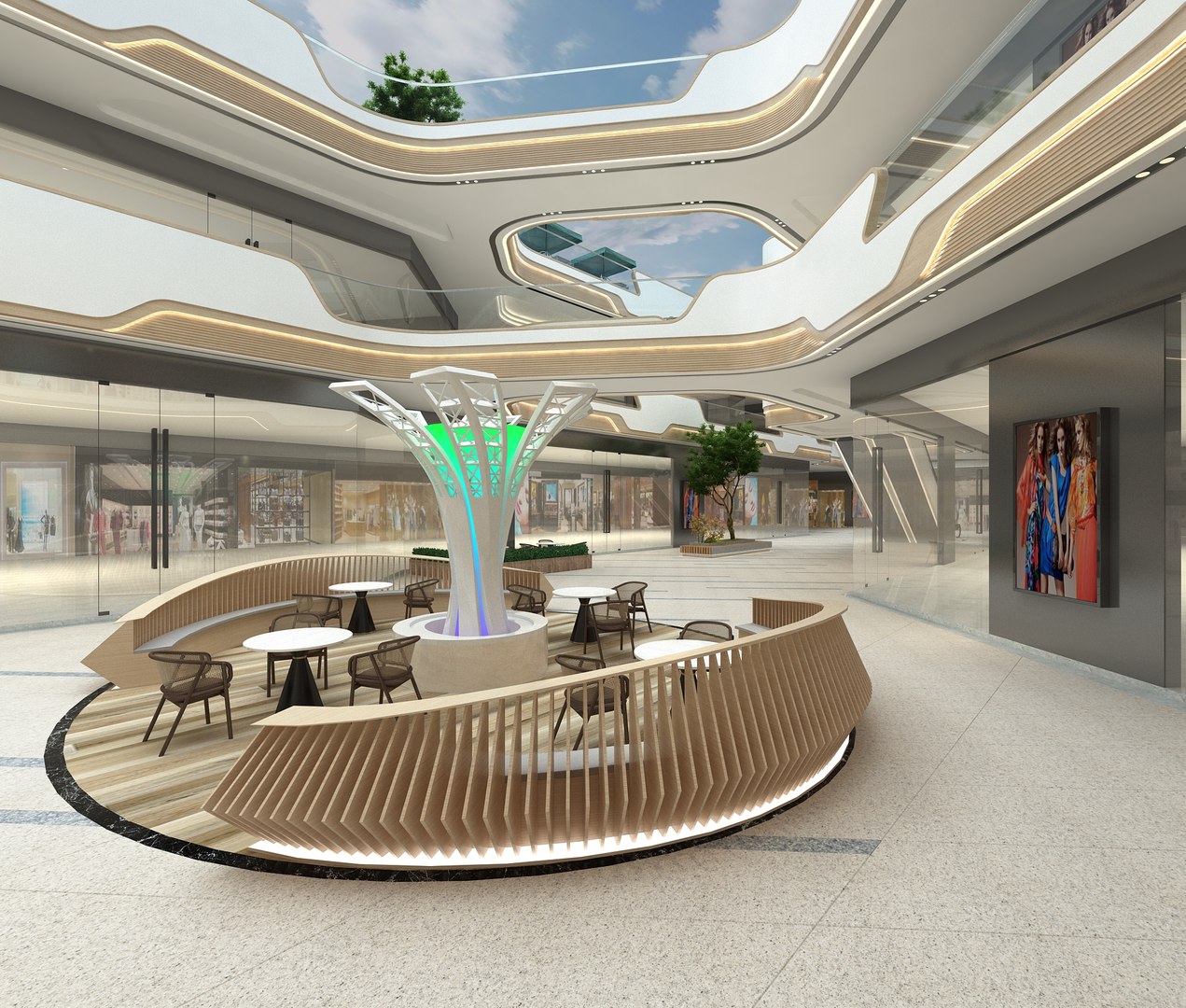 3D Shopping Mall Collection 03 - TurboSquid 2082984