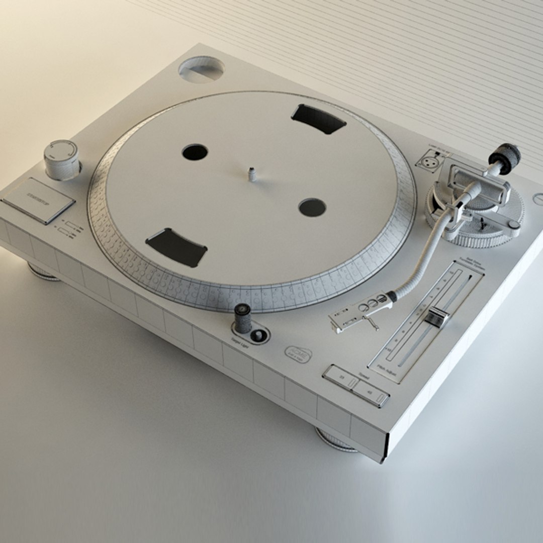 3d Vinyl Table Model