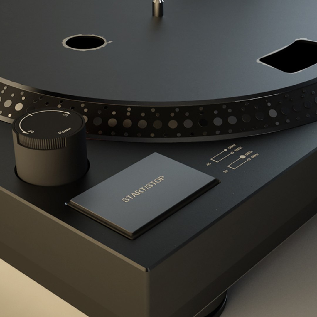 3d Vinyl Table Model