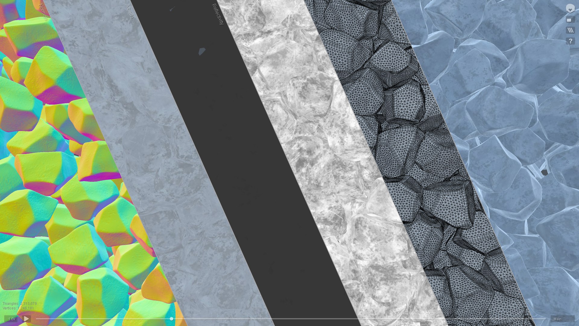 3D Ice Cubes Falling Animation 2 - TurboSquid 2023894