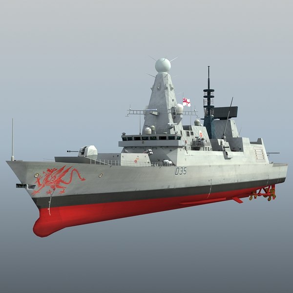 hms dragon type 45 3ds