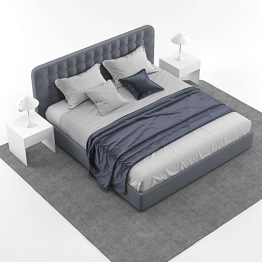 Dedalo Bed Desiree Model - TurboSquid 1389920