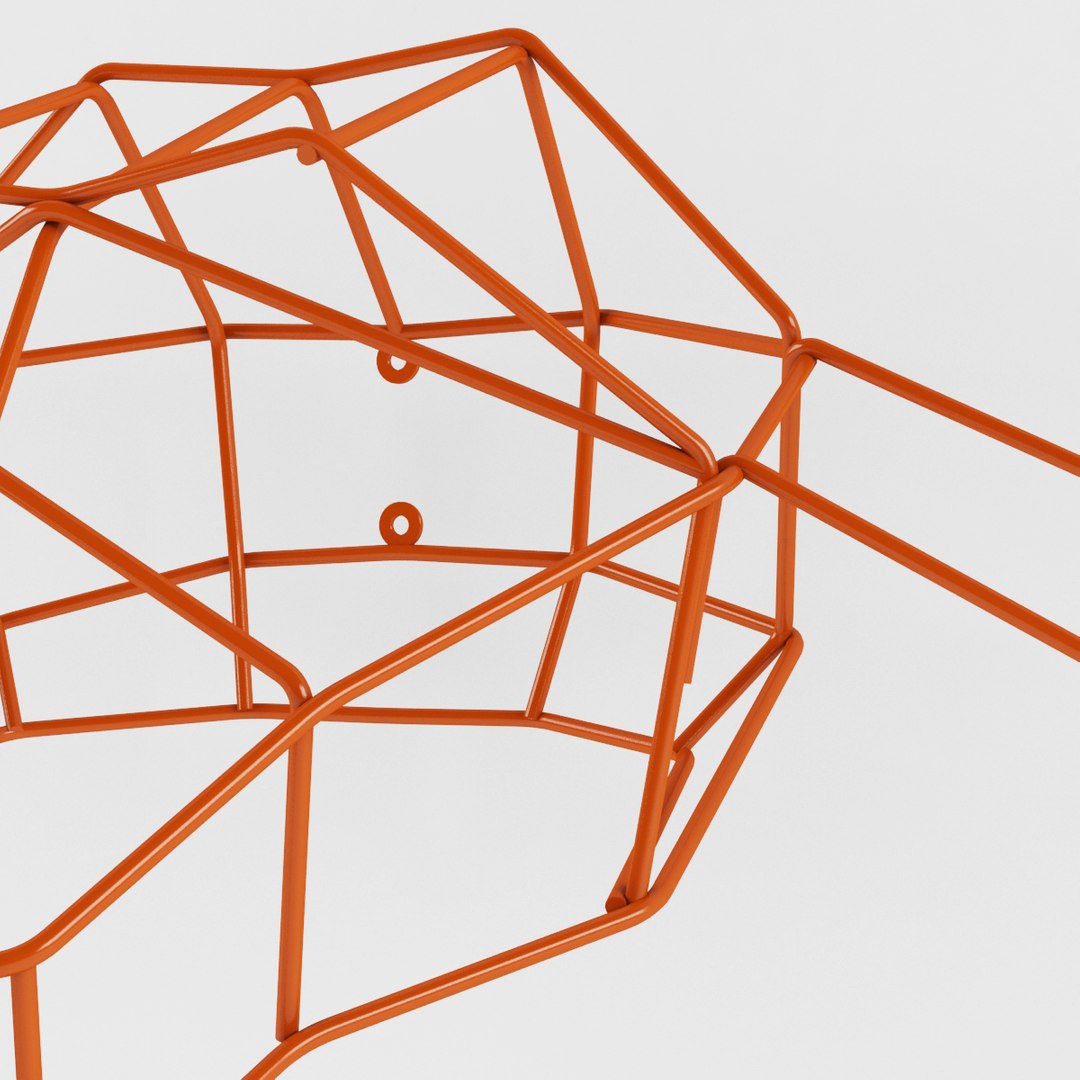 3d Geometric Animals Trophy Heads Model