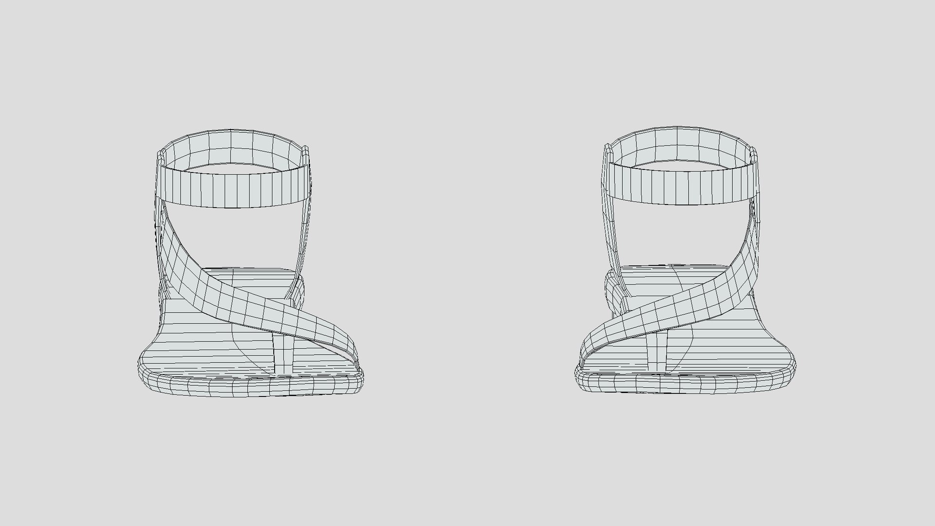 3D Toe Loop Low Poly Model - TurboSquid 2251512