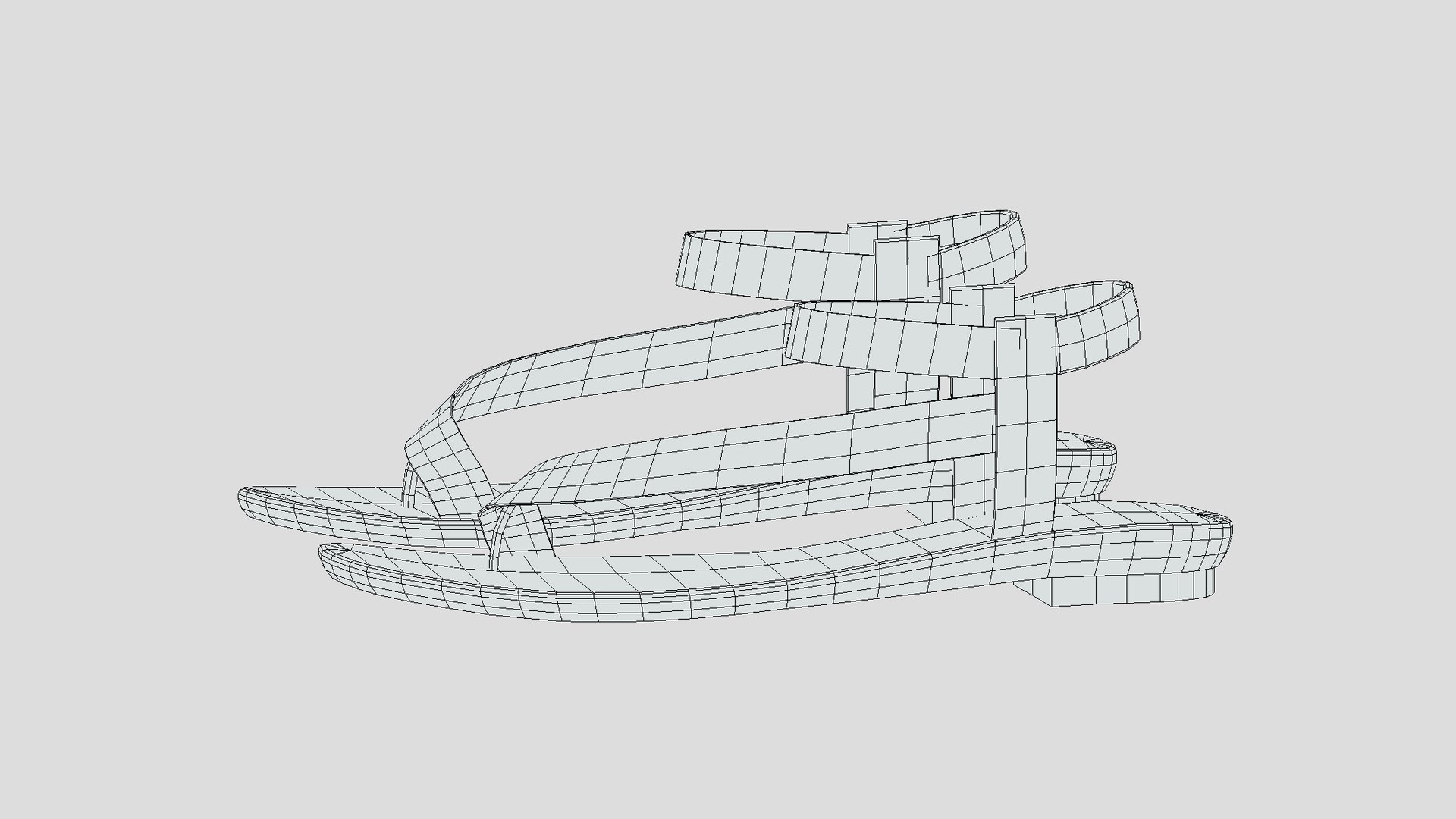 3D Toe Loop Low Poly Model - TurboSquid 2251512