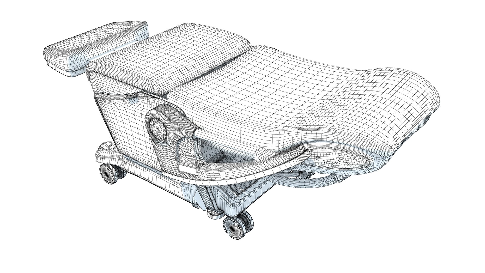 Hospital Patient Chair Model - TurboSquid 1634667