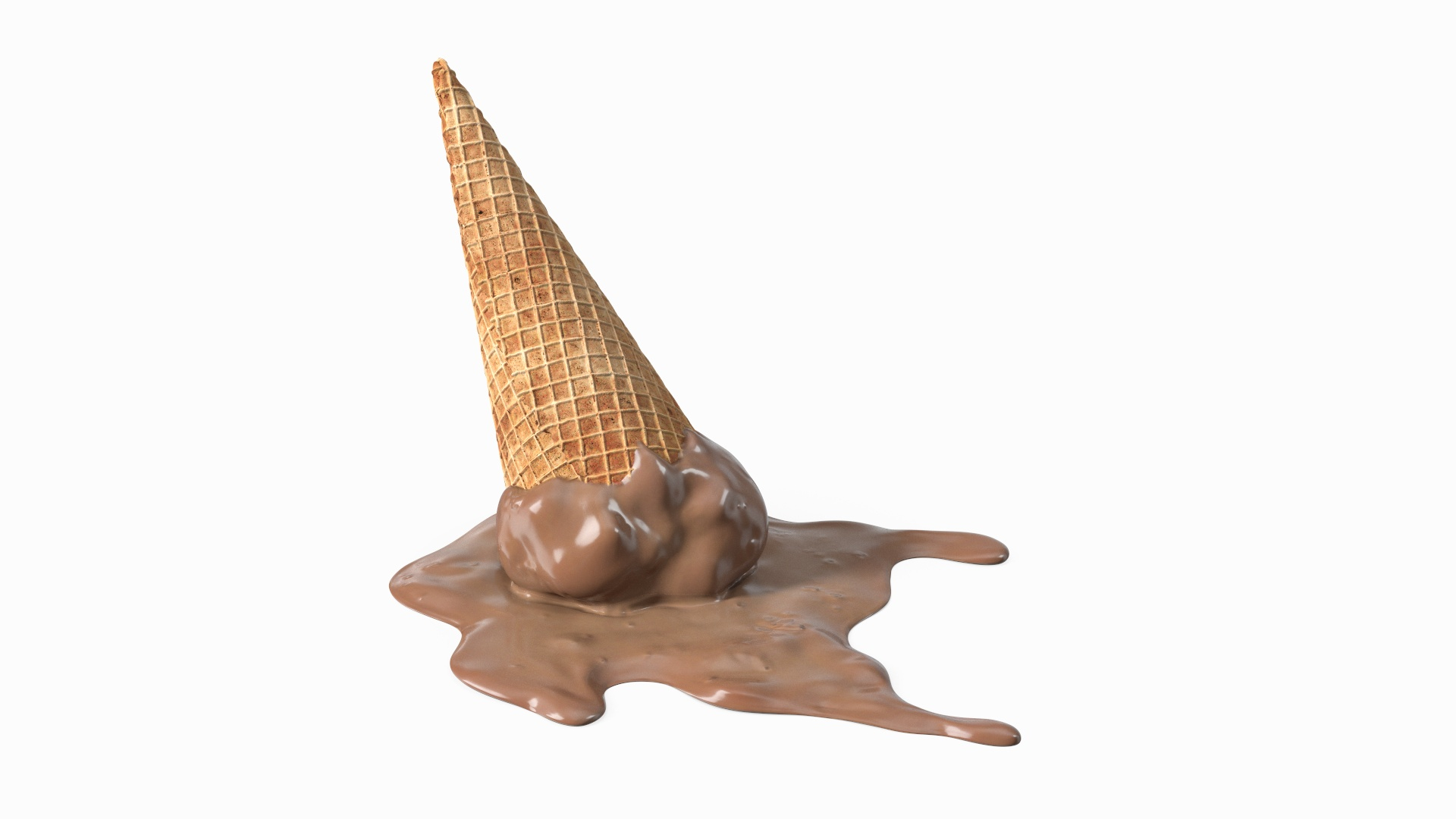 Melted ice cream cone store