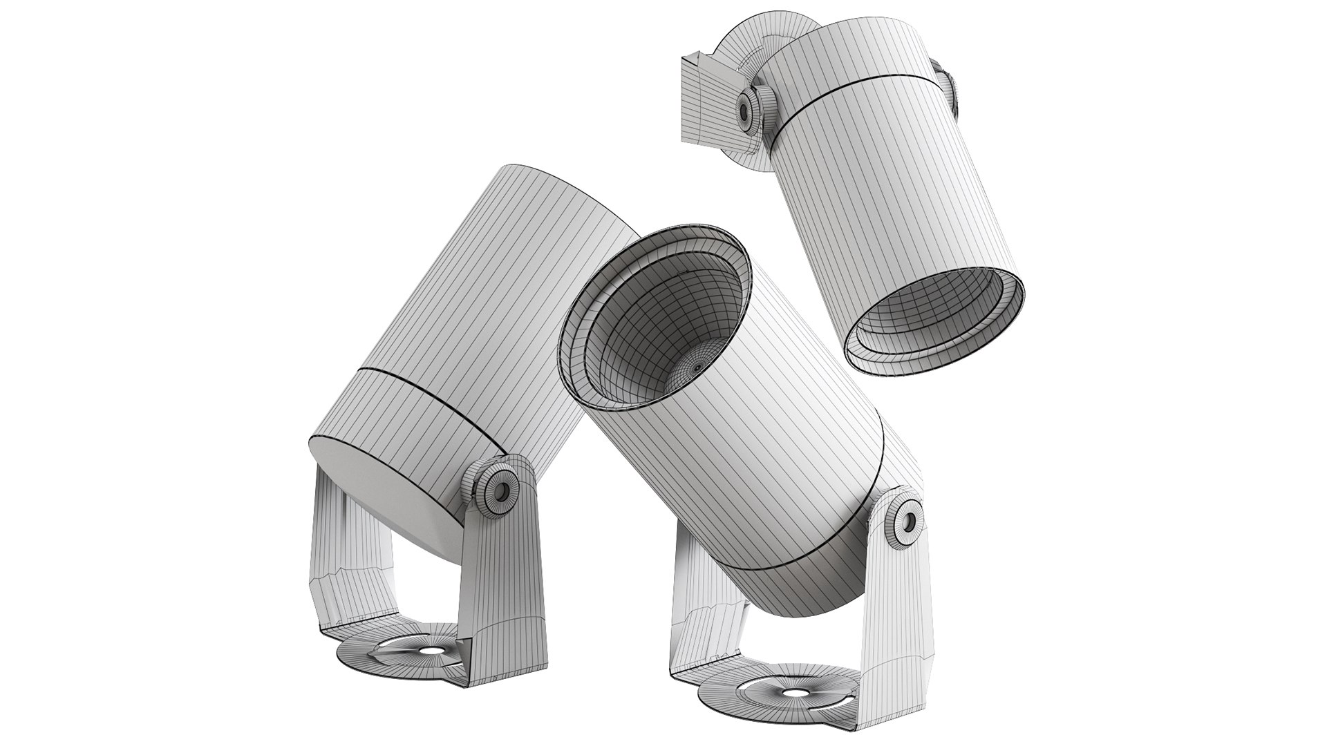 3D Thor By Leds C4 Outdoor Ceiling Floor Wall Light Model - TurboSquid ...