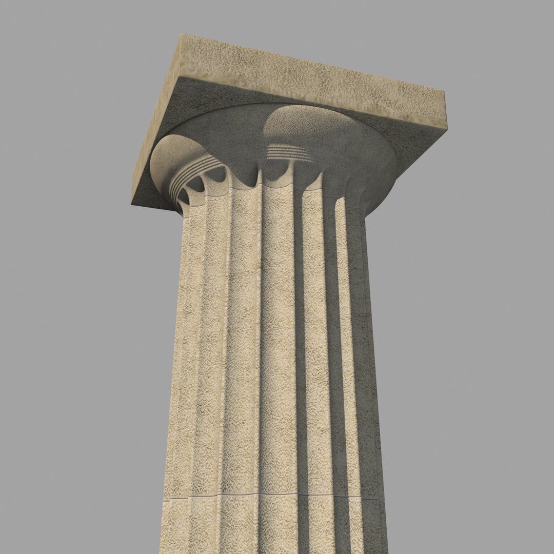 3D Doric Column - TurboSquid 1905574
