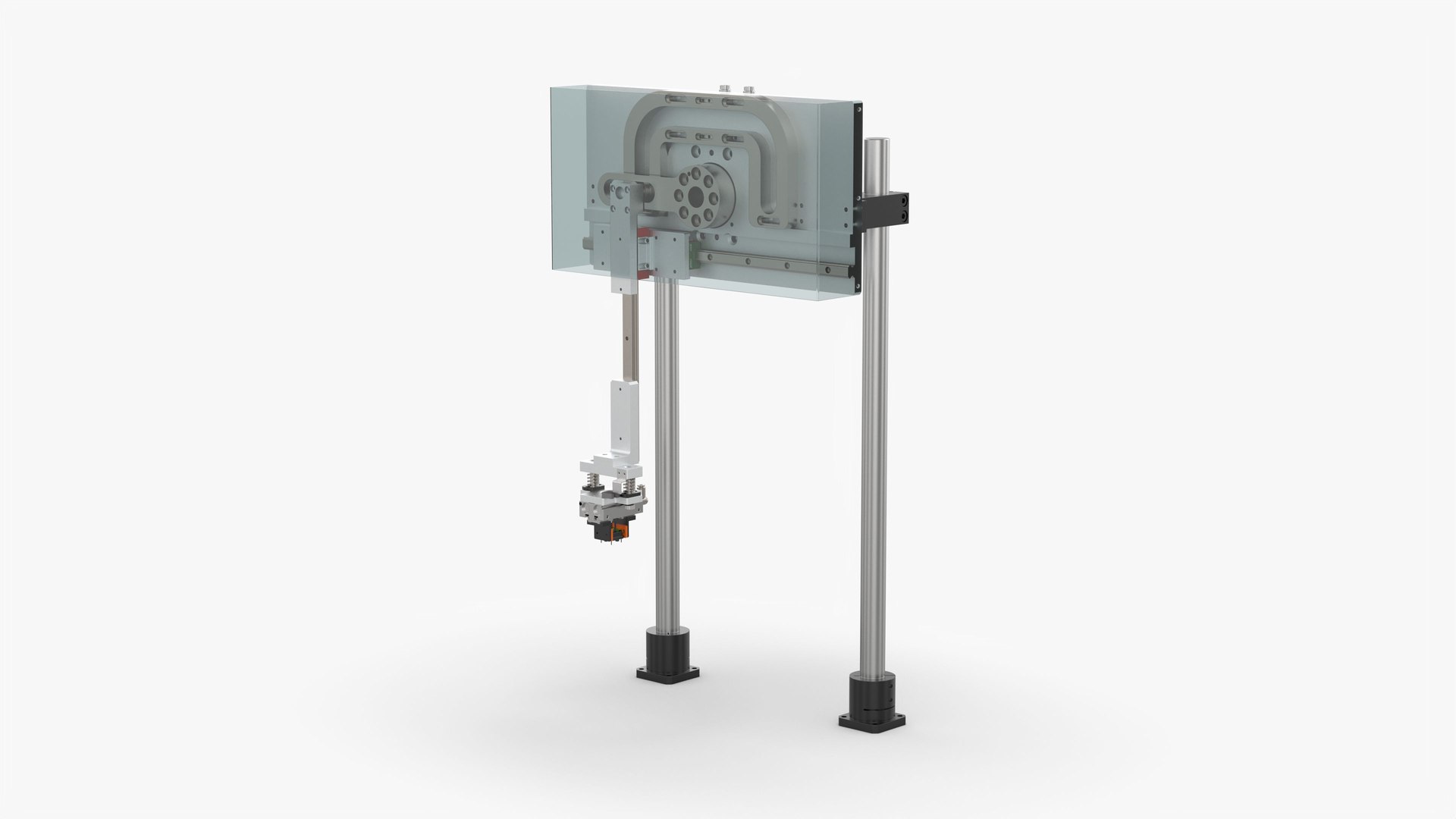 N Type Pneumatic Mechanical Claw 3D Model - TurboSquid 2009367