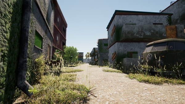 3D SlumTown - Unreal Engine 4 - TurboSquid 1730697