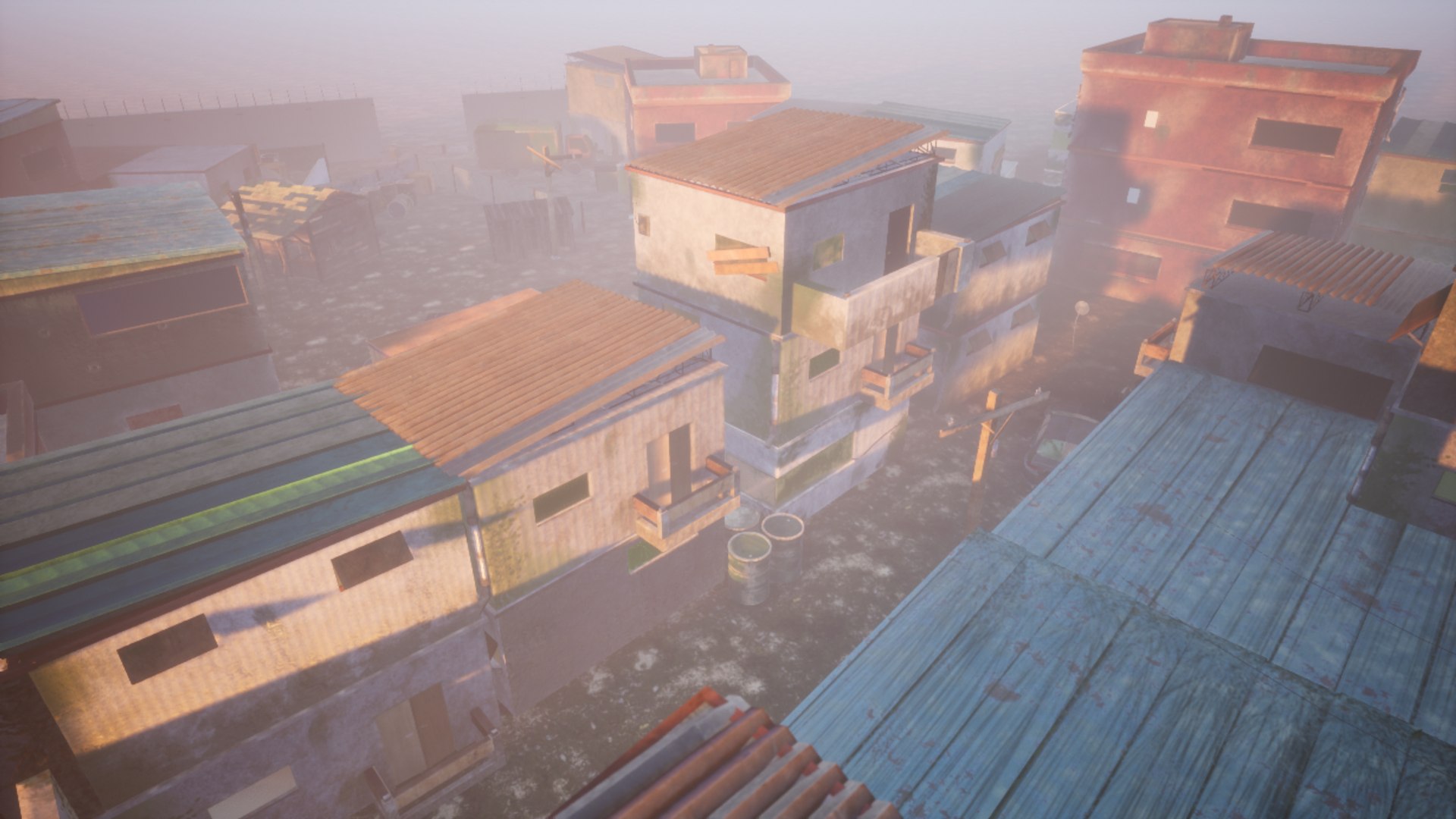 3D SlumTown - Unreal Engine 4 - TurboSquid 1730697