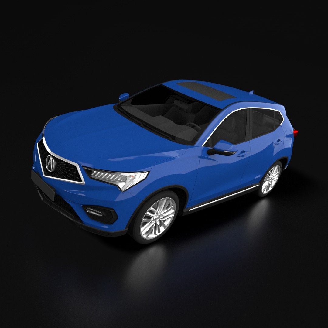 3D Acura CDX Model - TurboSquid 2295463
