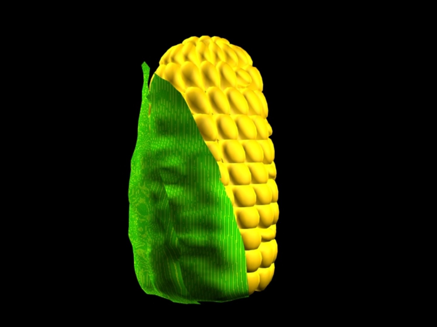 3d Corn Cob