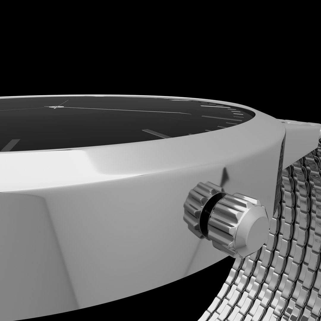 Metal Wrist Watch 3D Model - TurboSquid 1517513