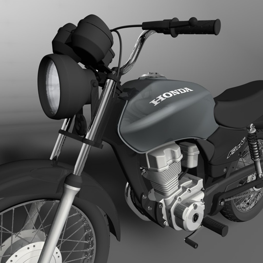 3d Model Honda Cg Fan 125