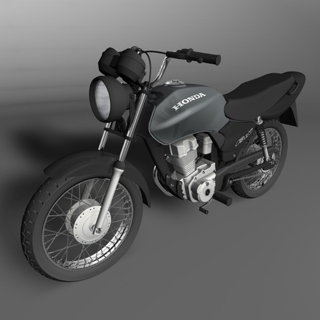3d Model Honda Cg Fan 125