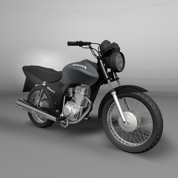 Honda CG Fan 125 Modelo 3D - TurboSquid 534046