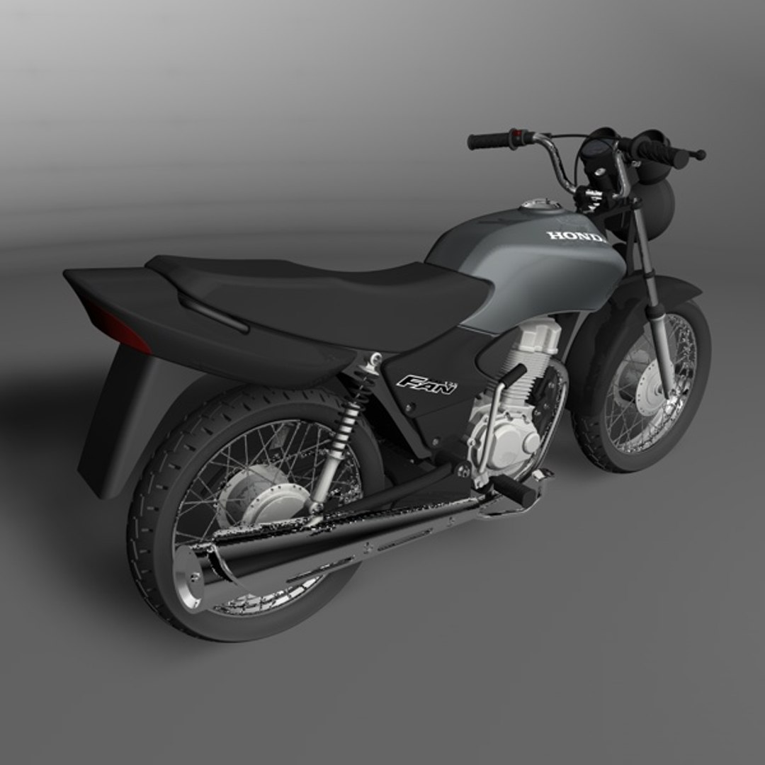 3d Model Honda Cg Fan 125
