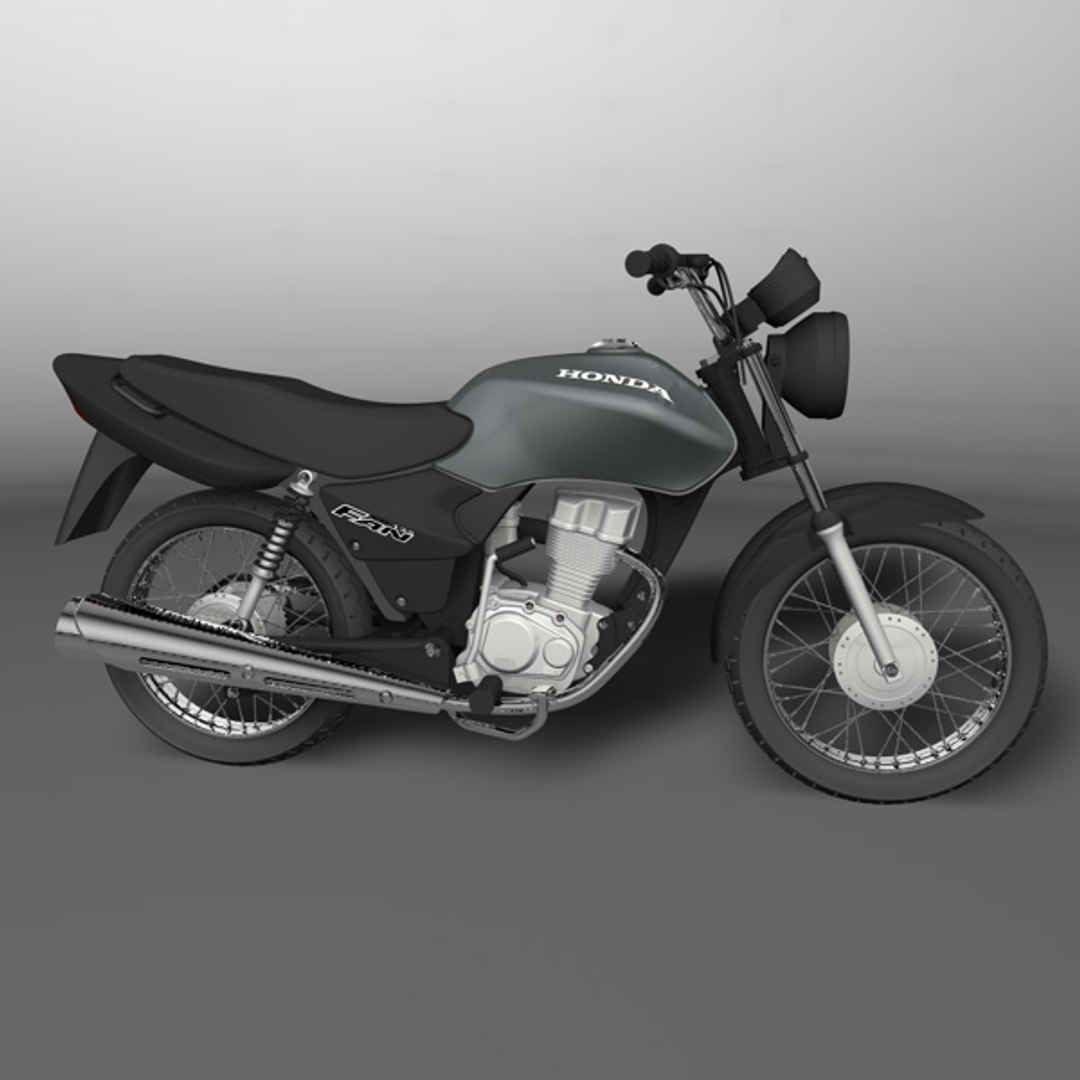 3d Model Honda Cg Fan 125
