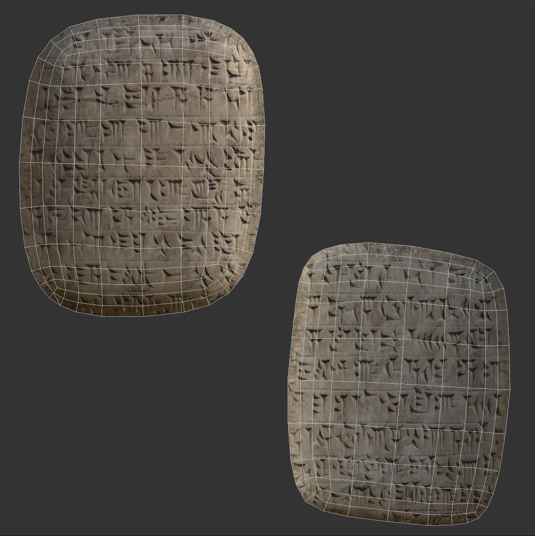 3d Cuneiform Clay Tablets