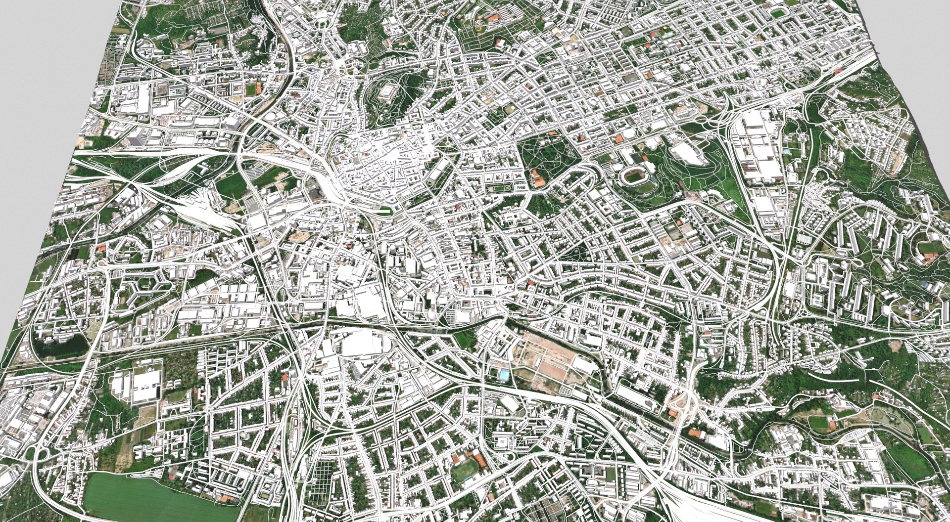 3D Model Cityscape Brno Czech Republic - TurboSquid 2406094