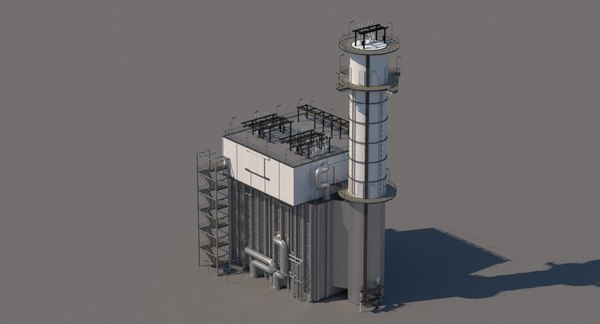 3D factory module - TurboSquid 1174094