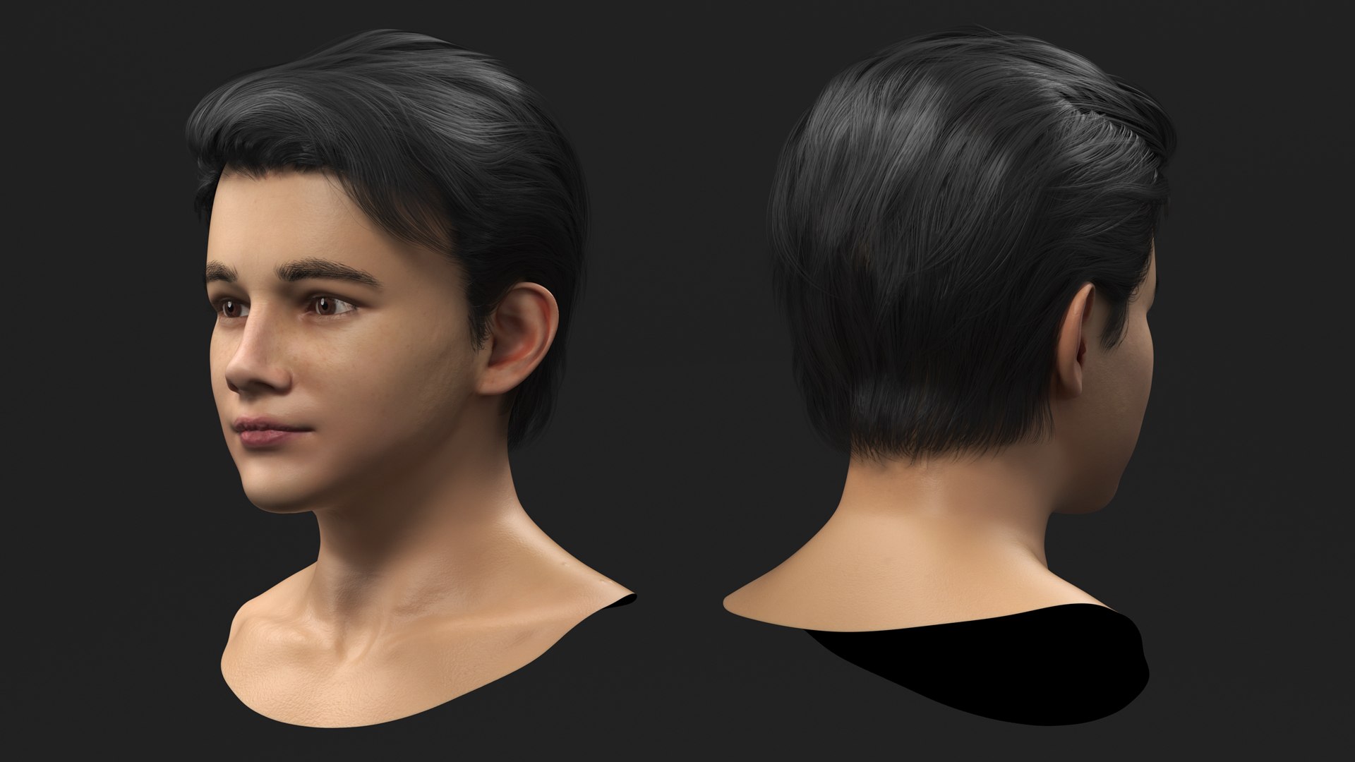 Male Heads Collection 3D Model - TurboSquid 2298936