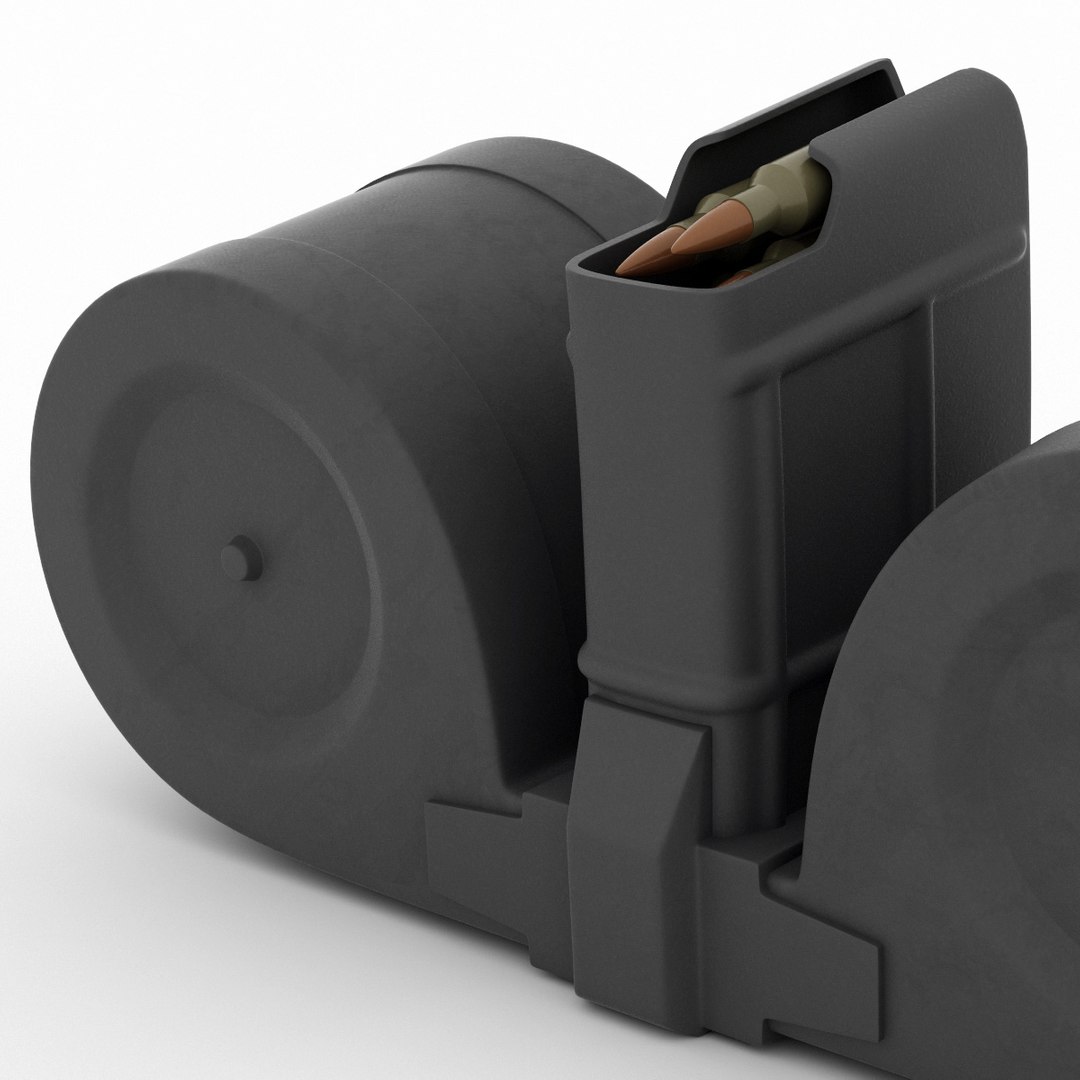 100-round Magazine 3d 3ds