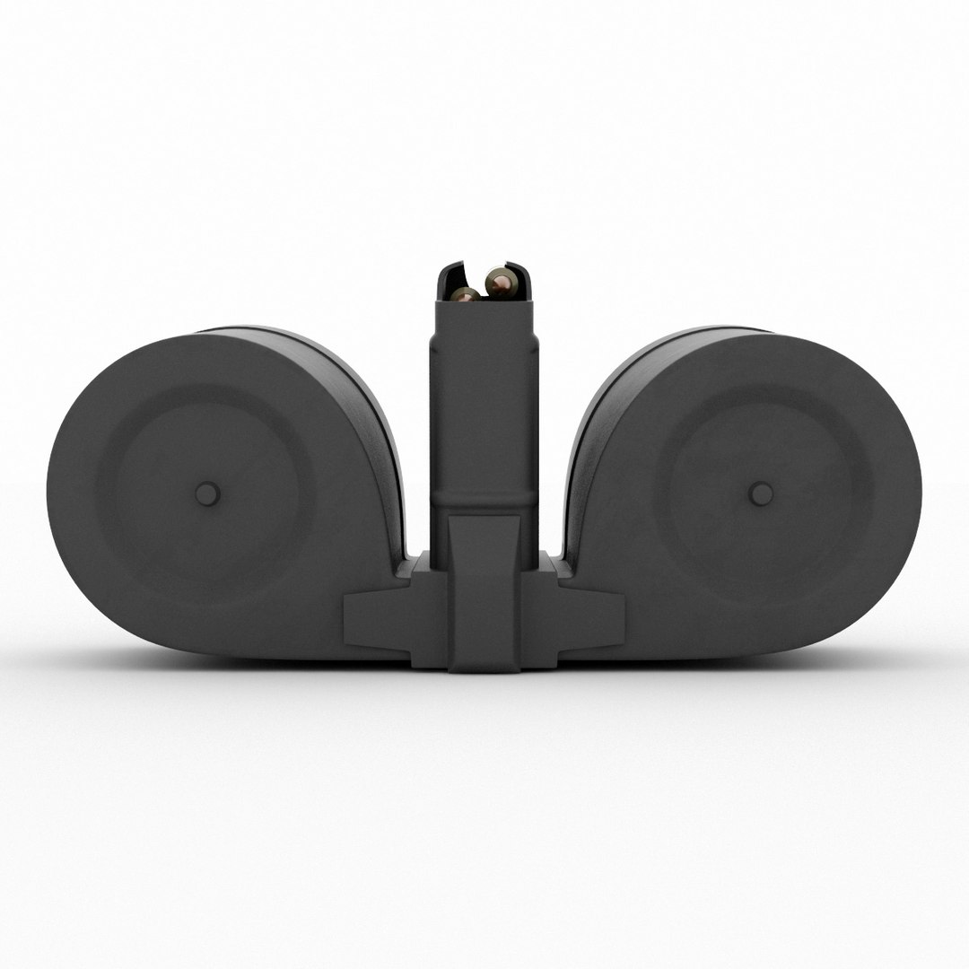 100-round Magazine 3d 3ds
