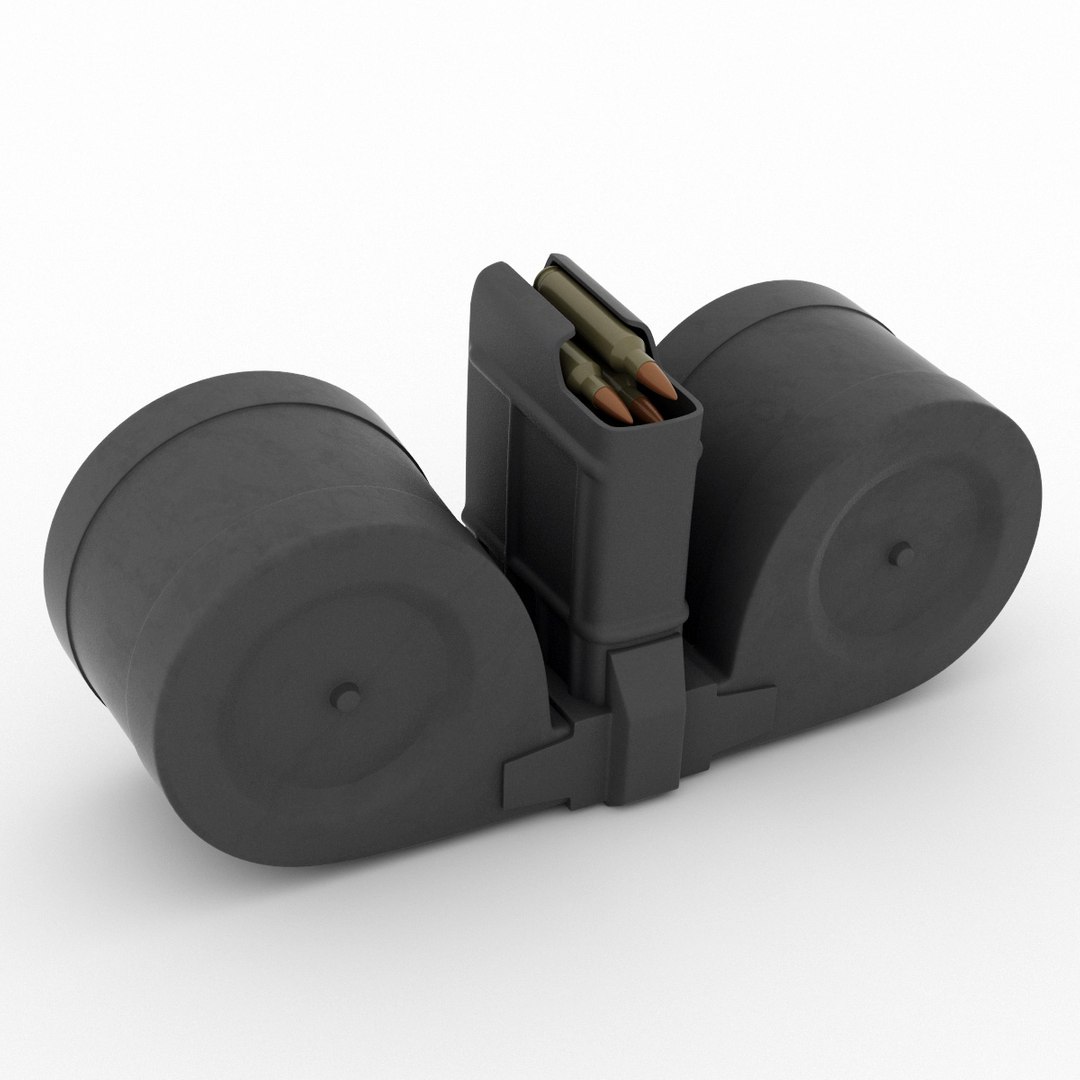 100-round Magazine 3d 3ds
