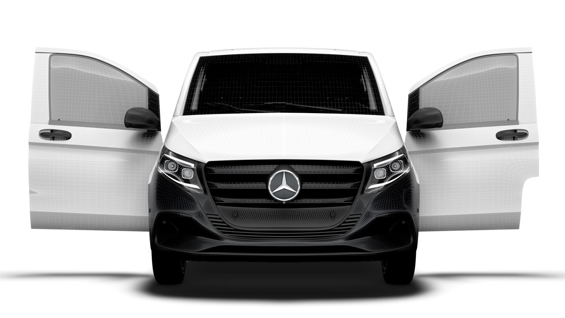 Mercedes Benz EVito L1 HQ Interior 2024 Model - TurboSquid 2270094