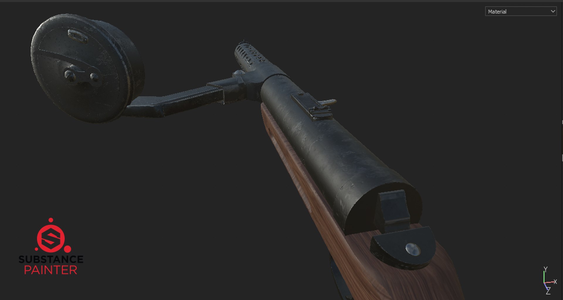 Mp18 Submachine Gun 3D Model - TurboSquid 1350684