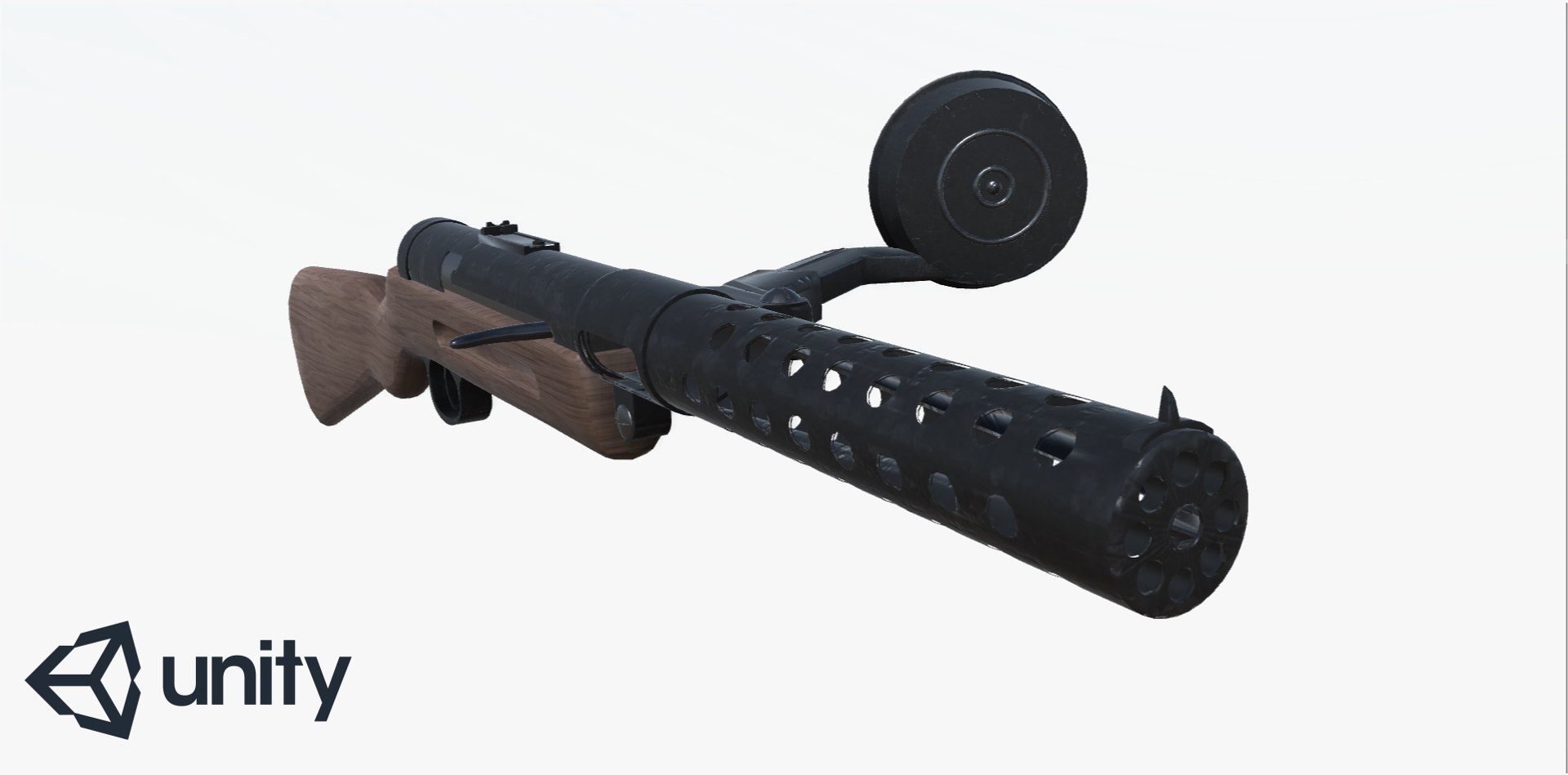 Mp18 Submachine Gun 3D Model - TurboSquid 1350684