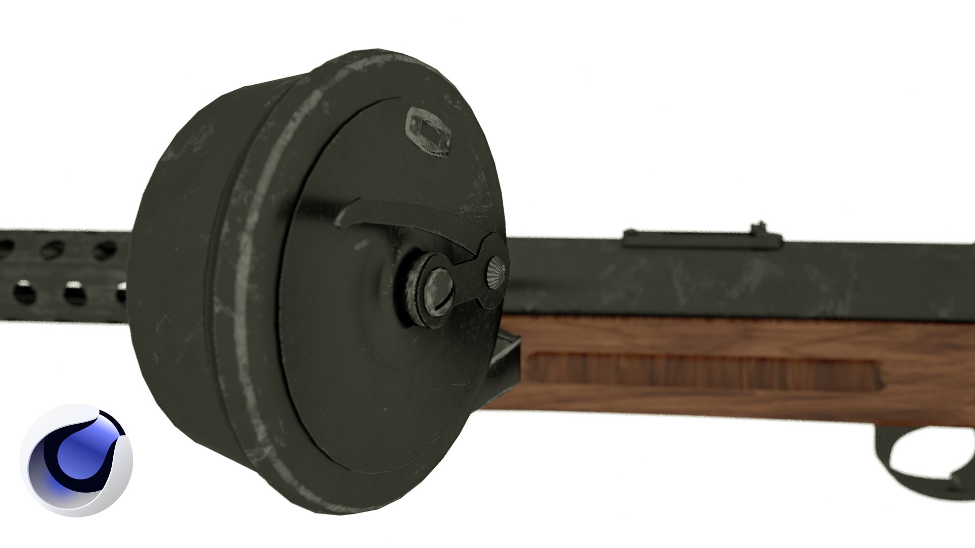 Mp18 Submachine Gun 3D Model - TurboSquid 1350684