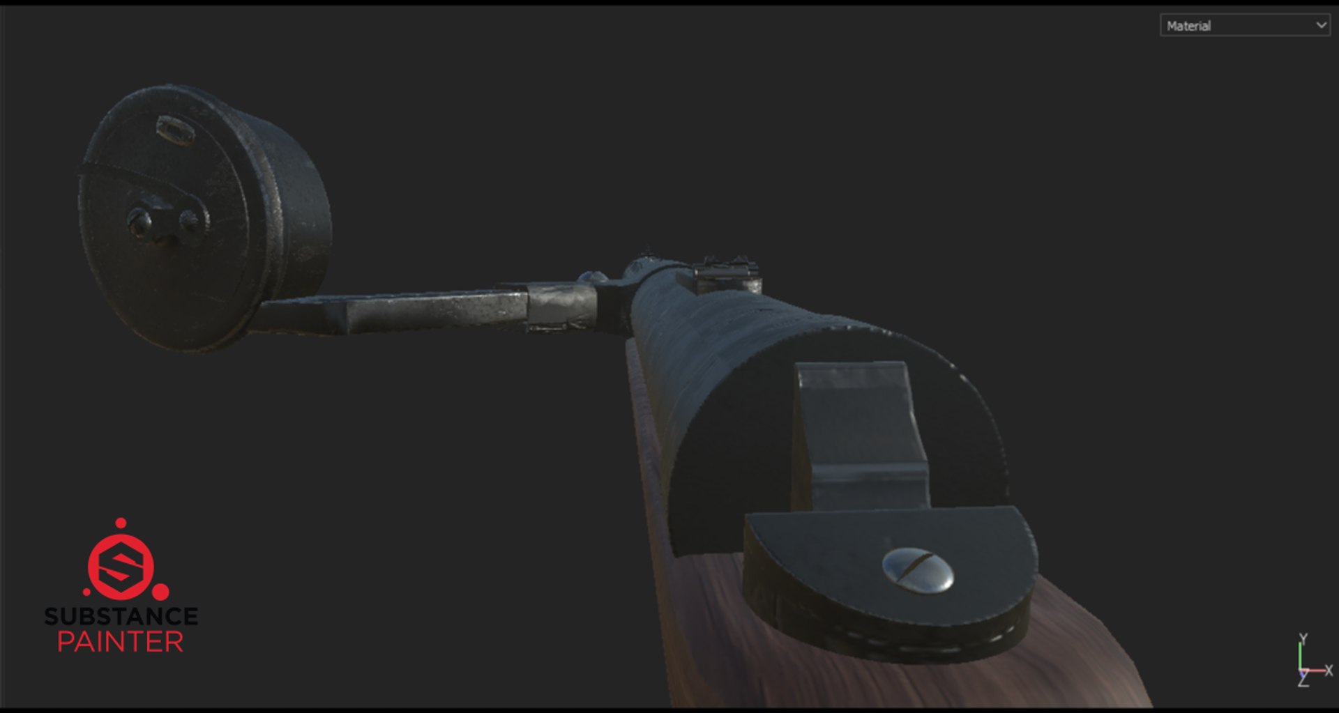 Mp18 Submachine Gun 3D Model - TurboSquid 1350684