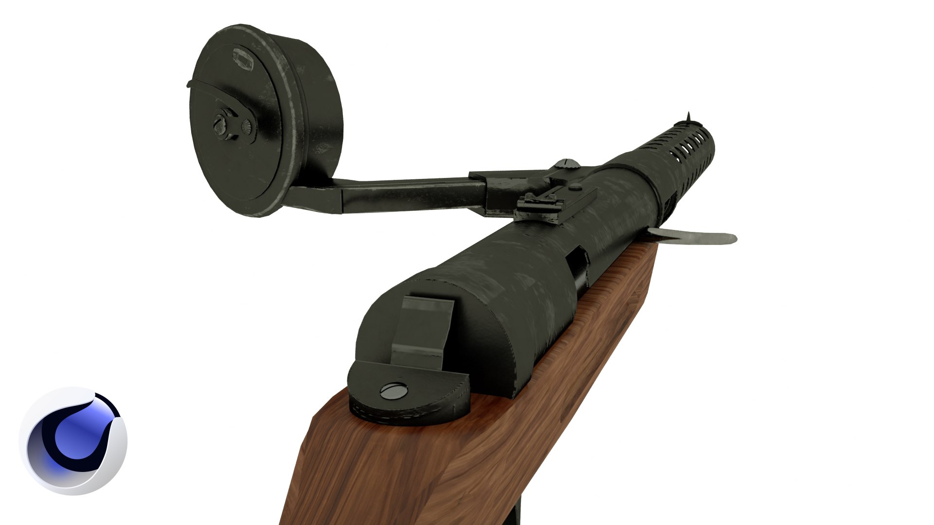 Mp18 Submachine Gun 3D Model - TurboSquid 1350684