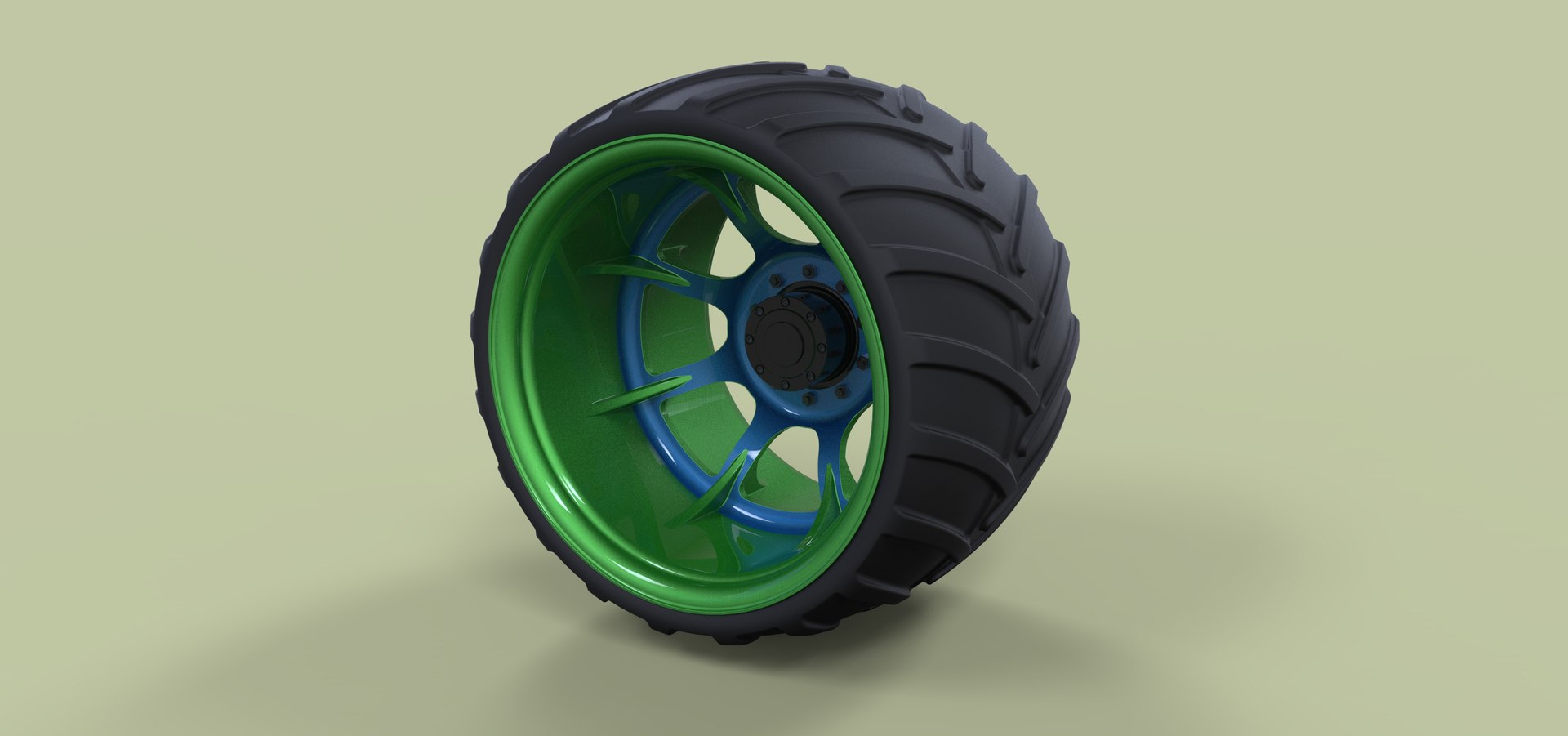 Wheel Offroad Model - TurboSquid 1232371
