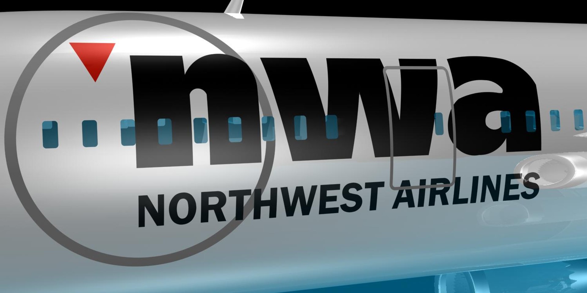 northwest airlines 787-8 dreamliner 3d model