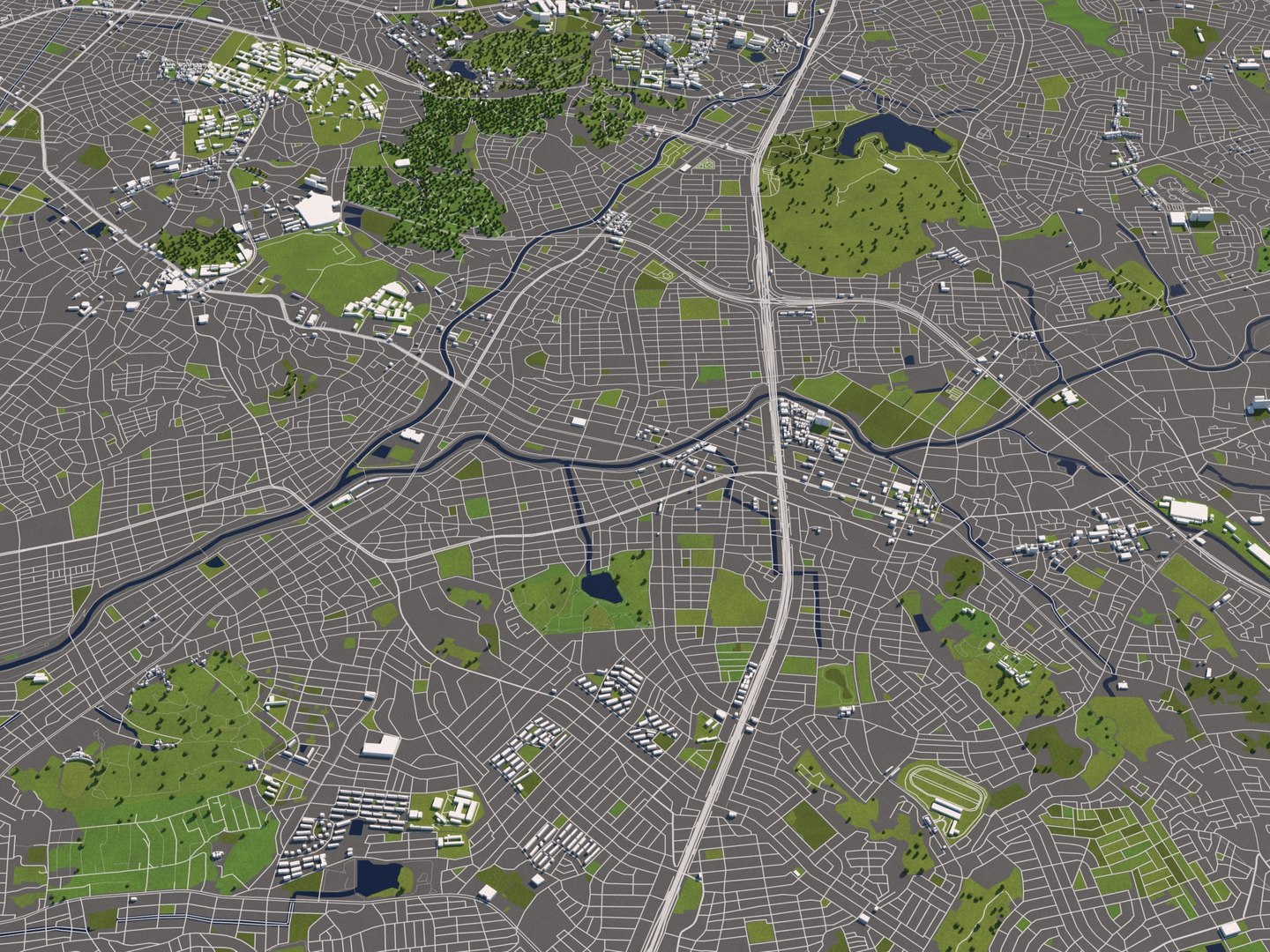 3D Model Buildings Houses Maps - TurboSquid 1625567