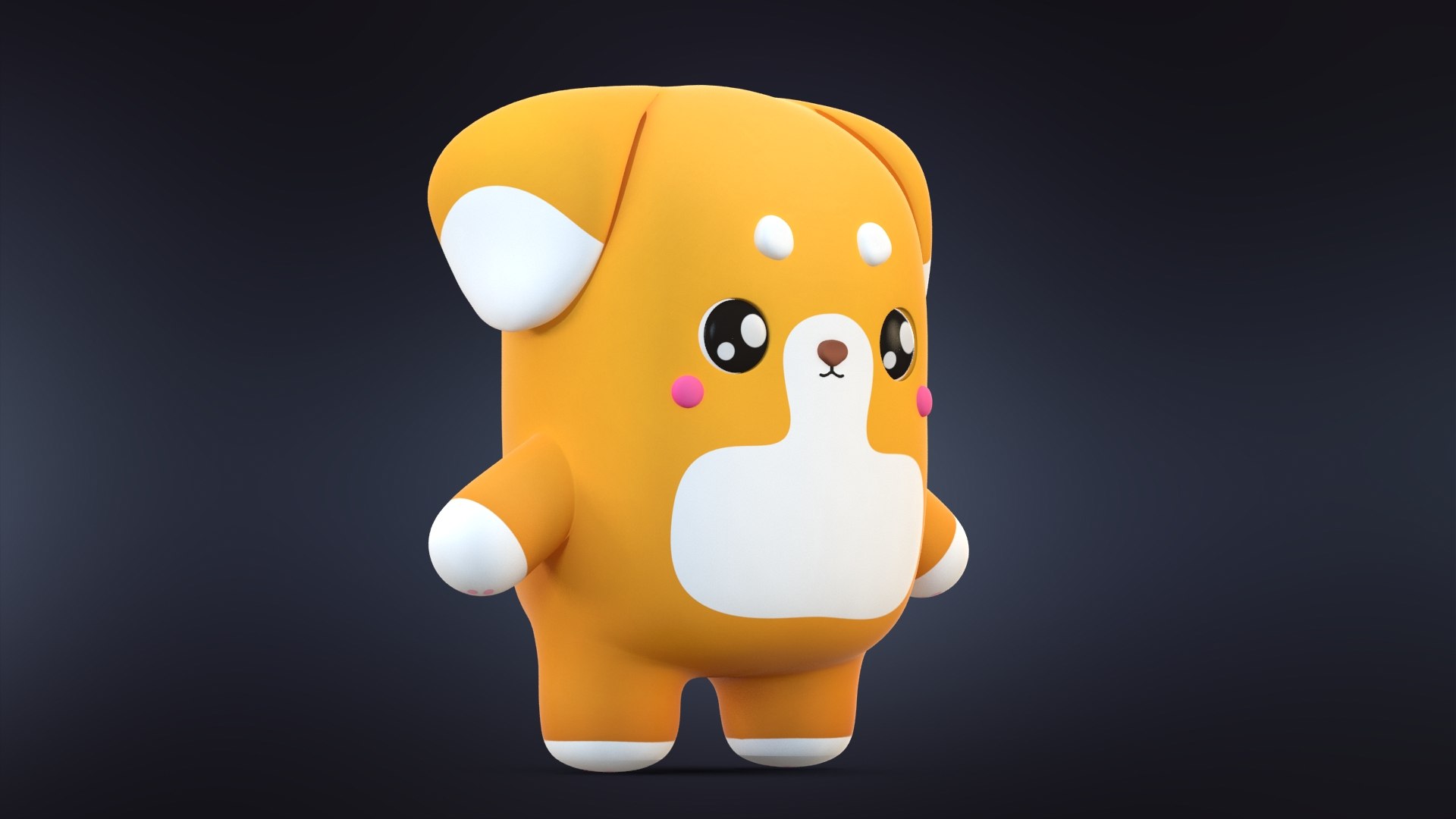3D cute cartoon model - TurboSquid 1623784